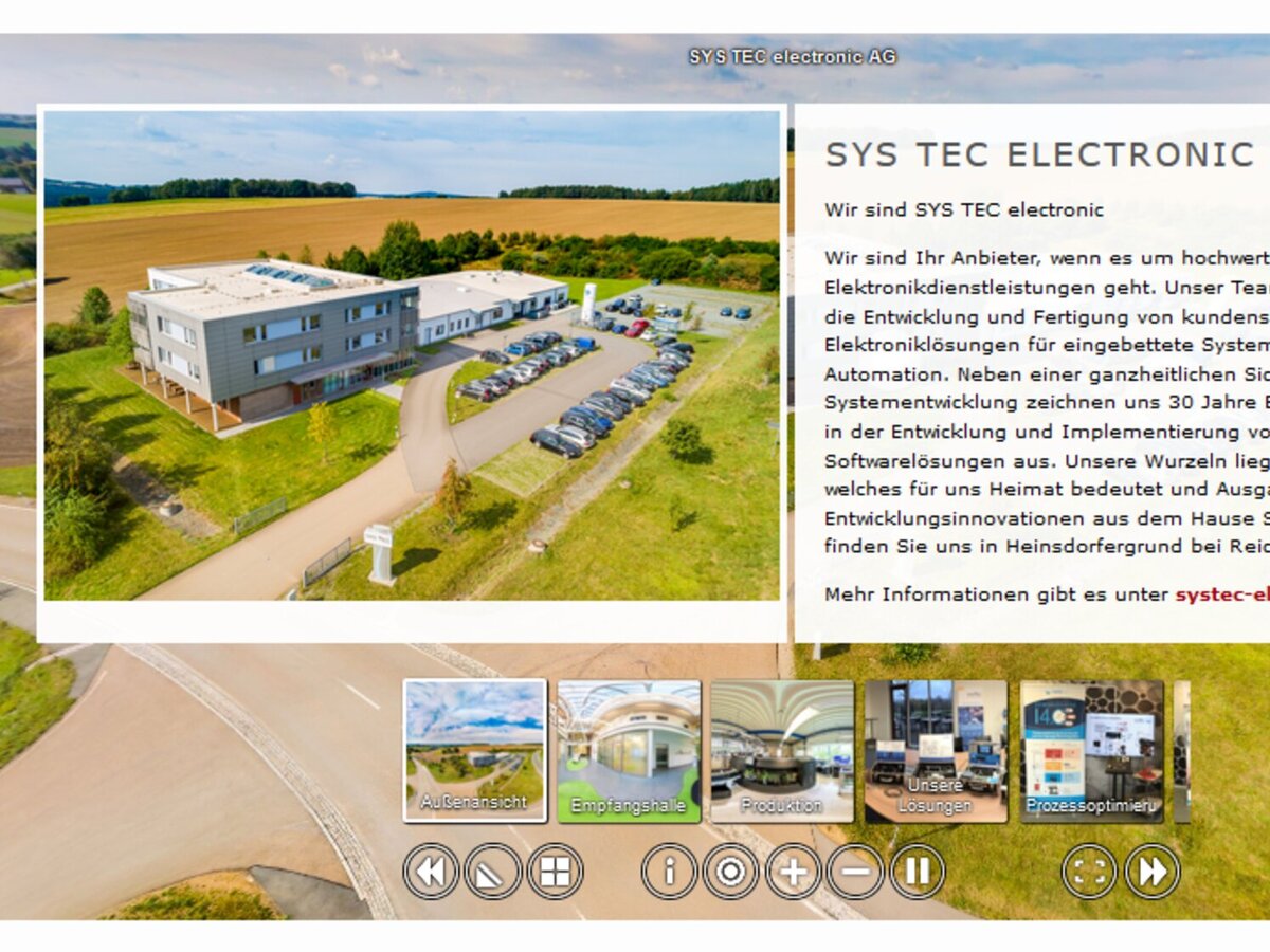 SYS TEC electronic AG: Homepage